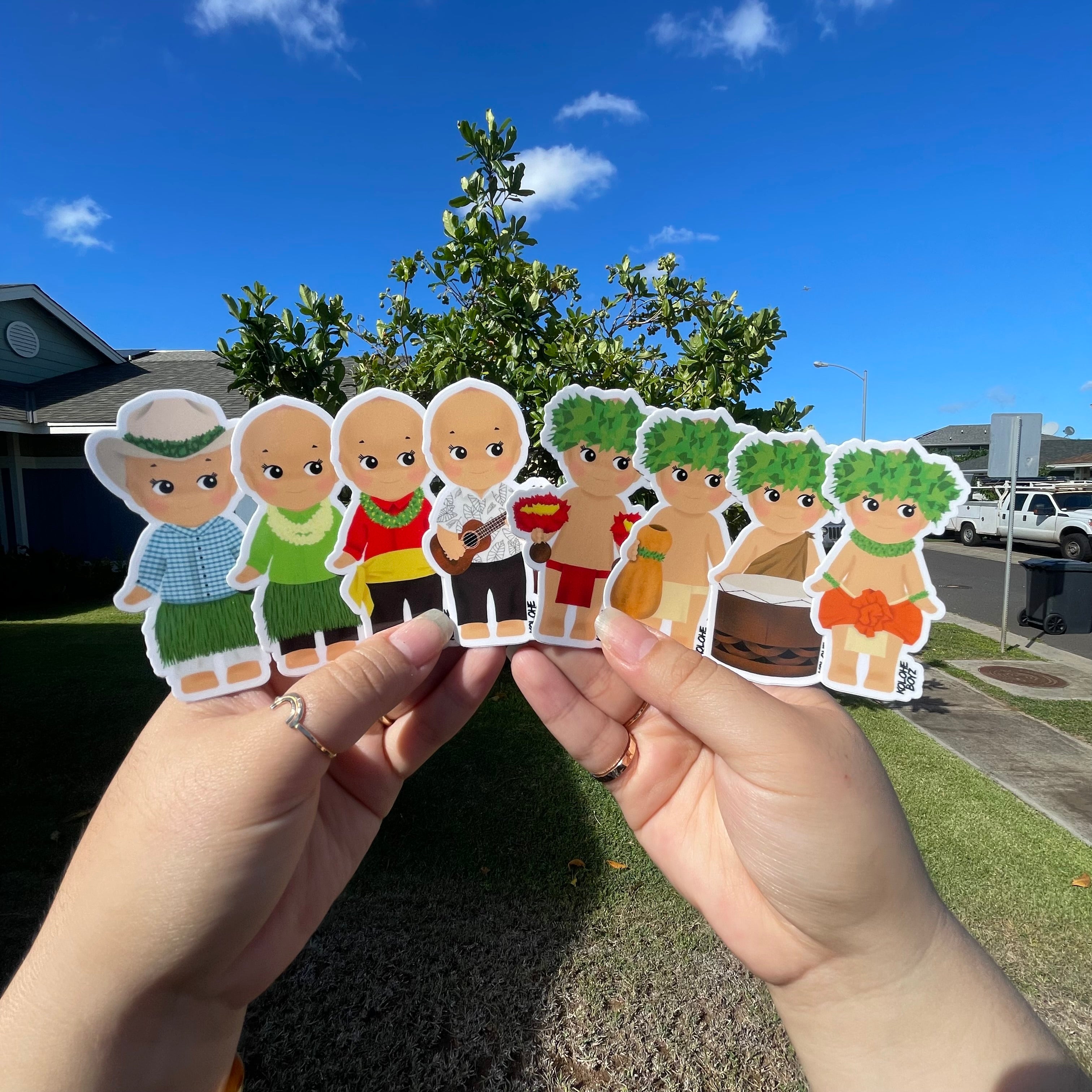 Hunneh Bebeh Stickers (Blind Bags - Hula Series) – Kolohe Boyz