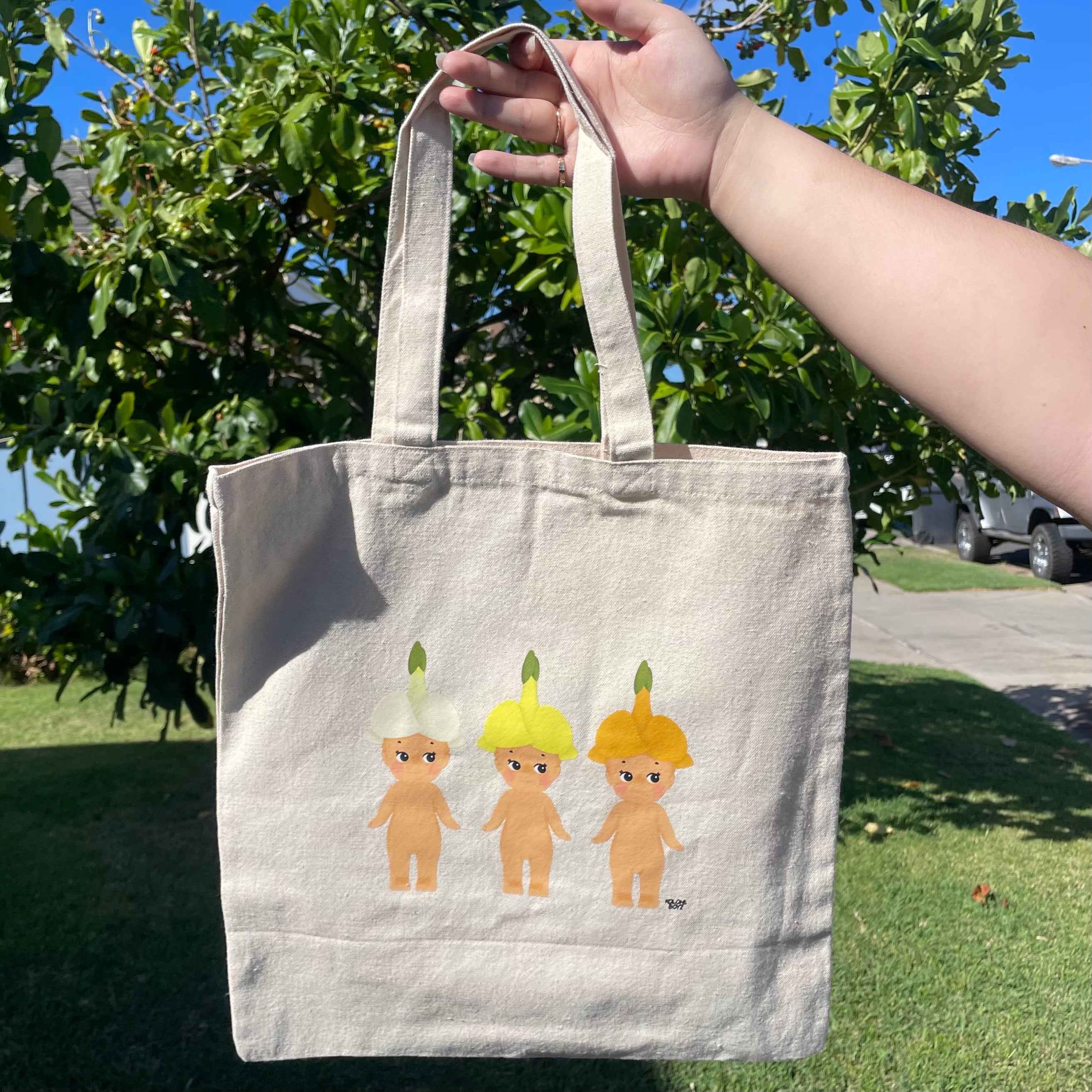 Hunneh Bebeh Pua Kenikeni Tote Bag – Kolohe Boyz