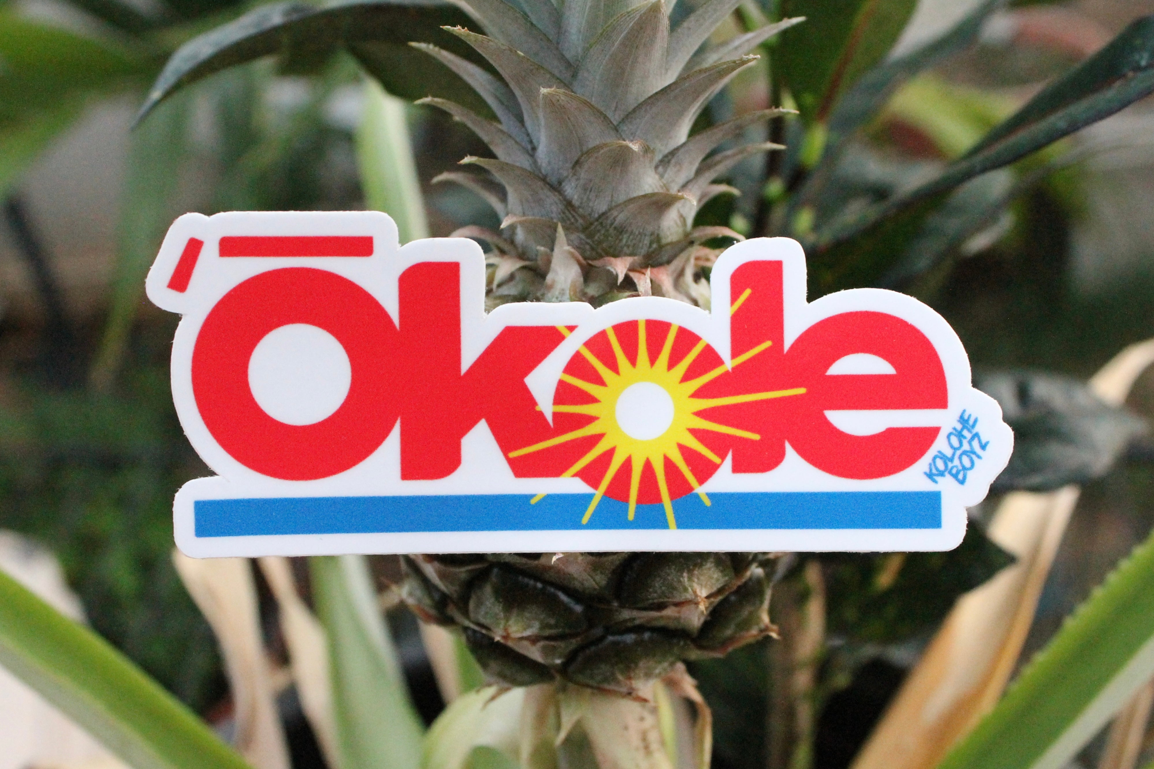 'Ōkole Sticker – Kolohe Boyz